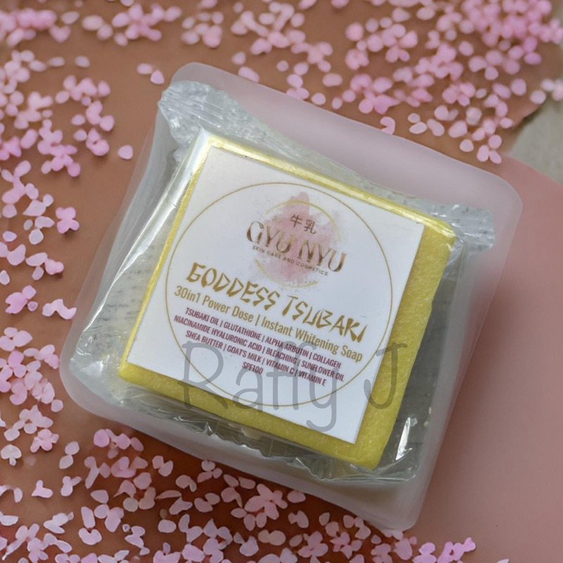 GyuNyu Goddess Tsubaki Power Dose Whitening Artisan Soap | Shopee ...