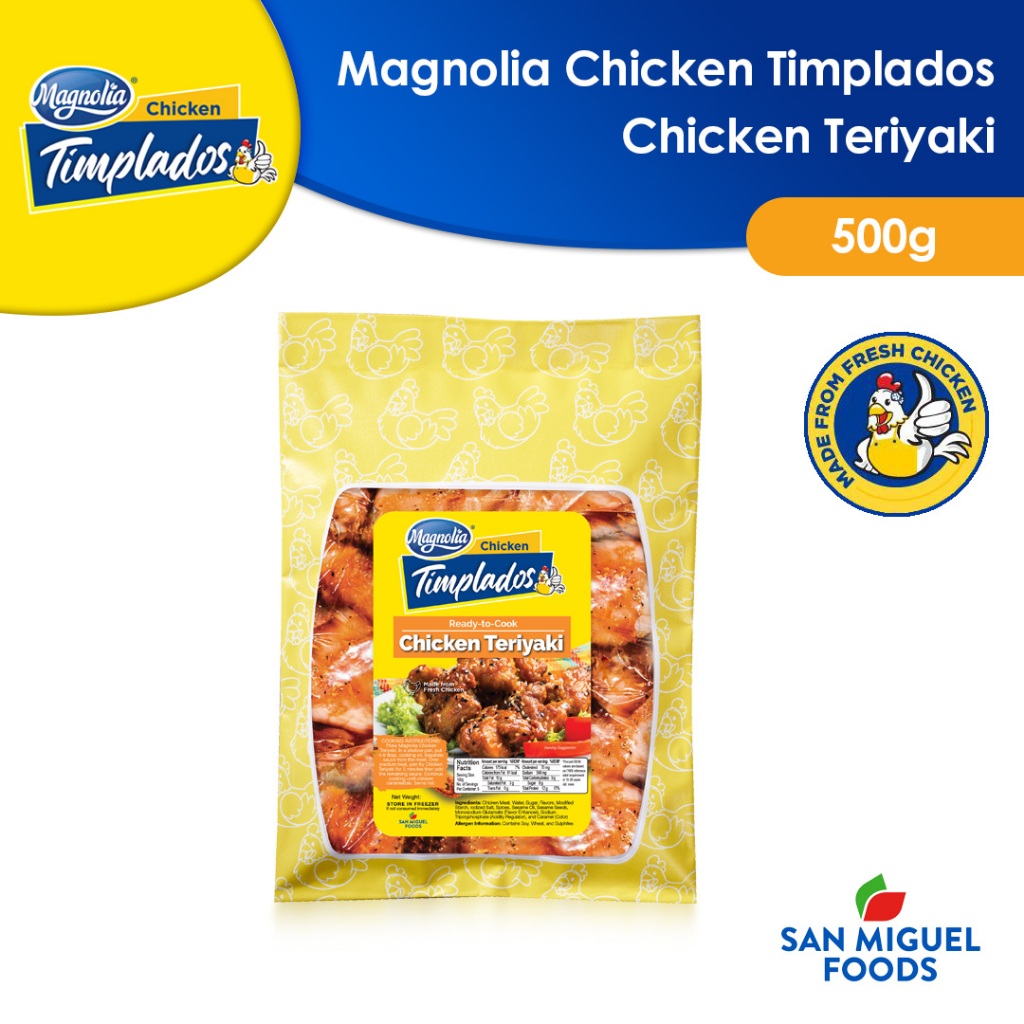 MAGNOLIA CHICKEN TIMPLADOS Ready-to-Cook Chicken Teriyaki | Shopee ...
