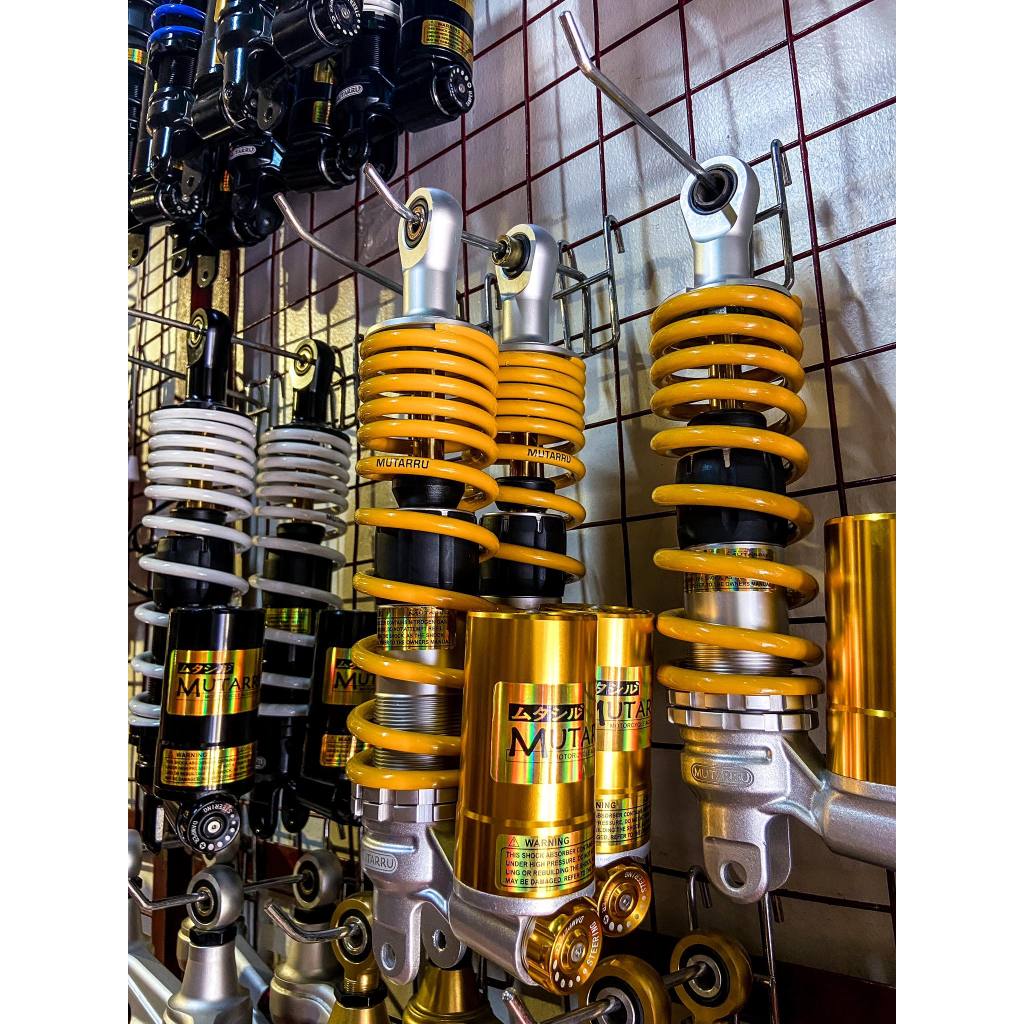 MUTARRU INVERTED SHOCK V2 (Adjustable spring & rebound) | Shopee ...