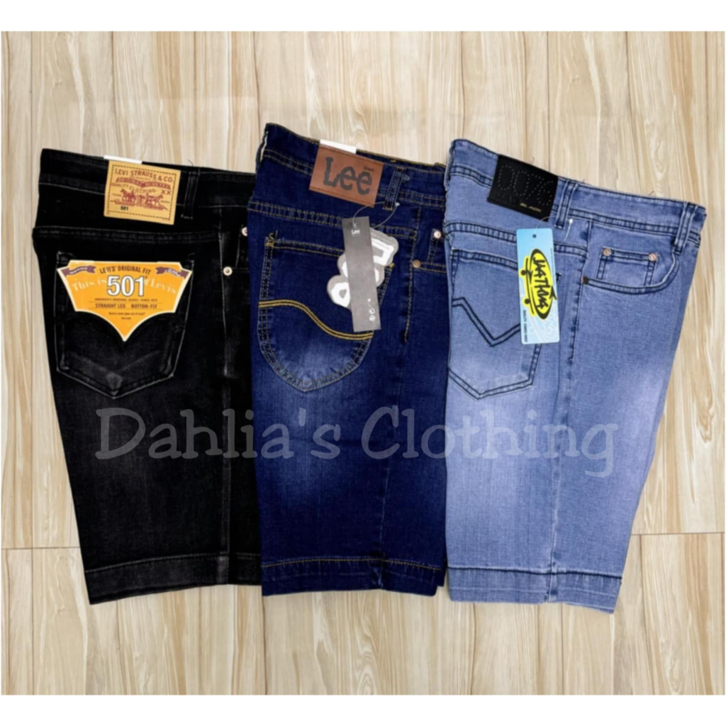 Denim Short for Men and Women Casual Short/Tokong | Shopee Philippines
