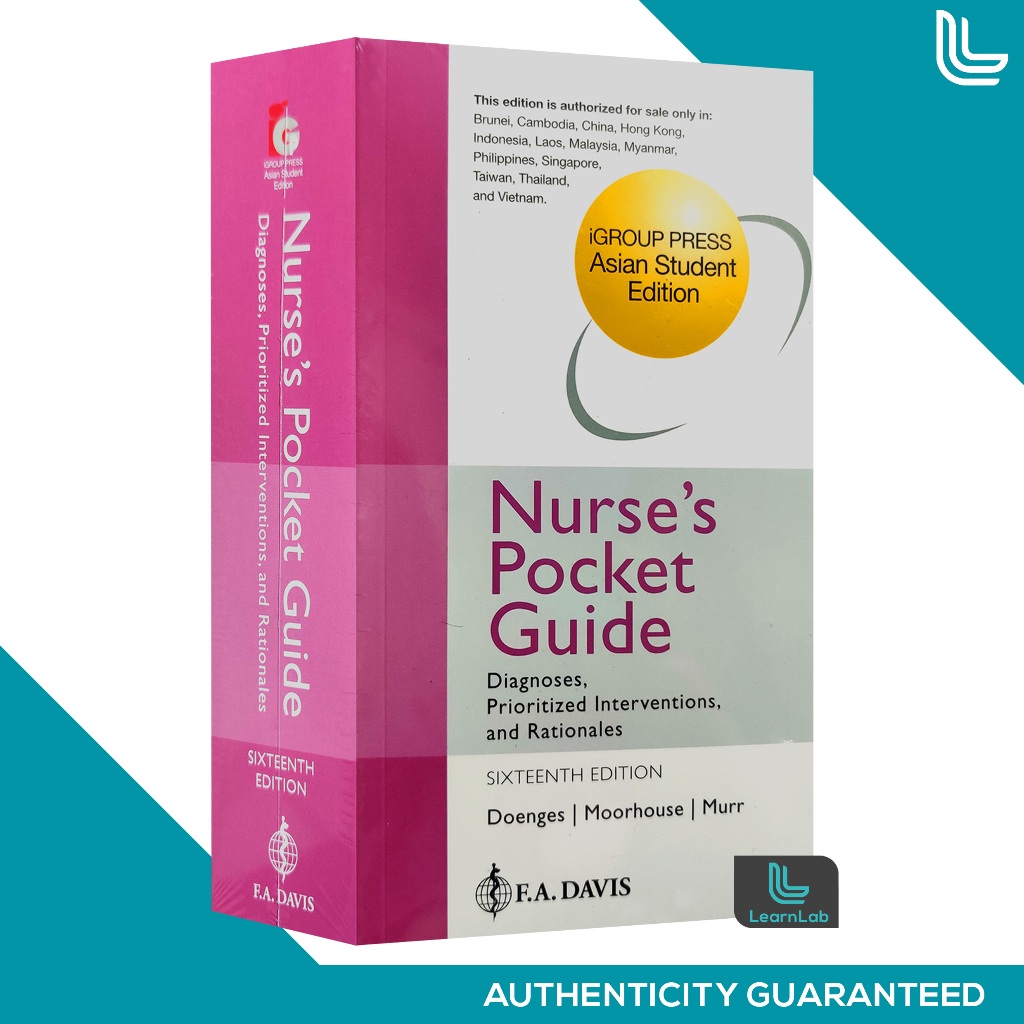 ORIGINAL - Nurse's Pocket Guide Sixteenth (16th) Edition NANDA ...