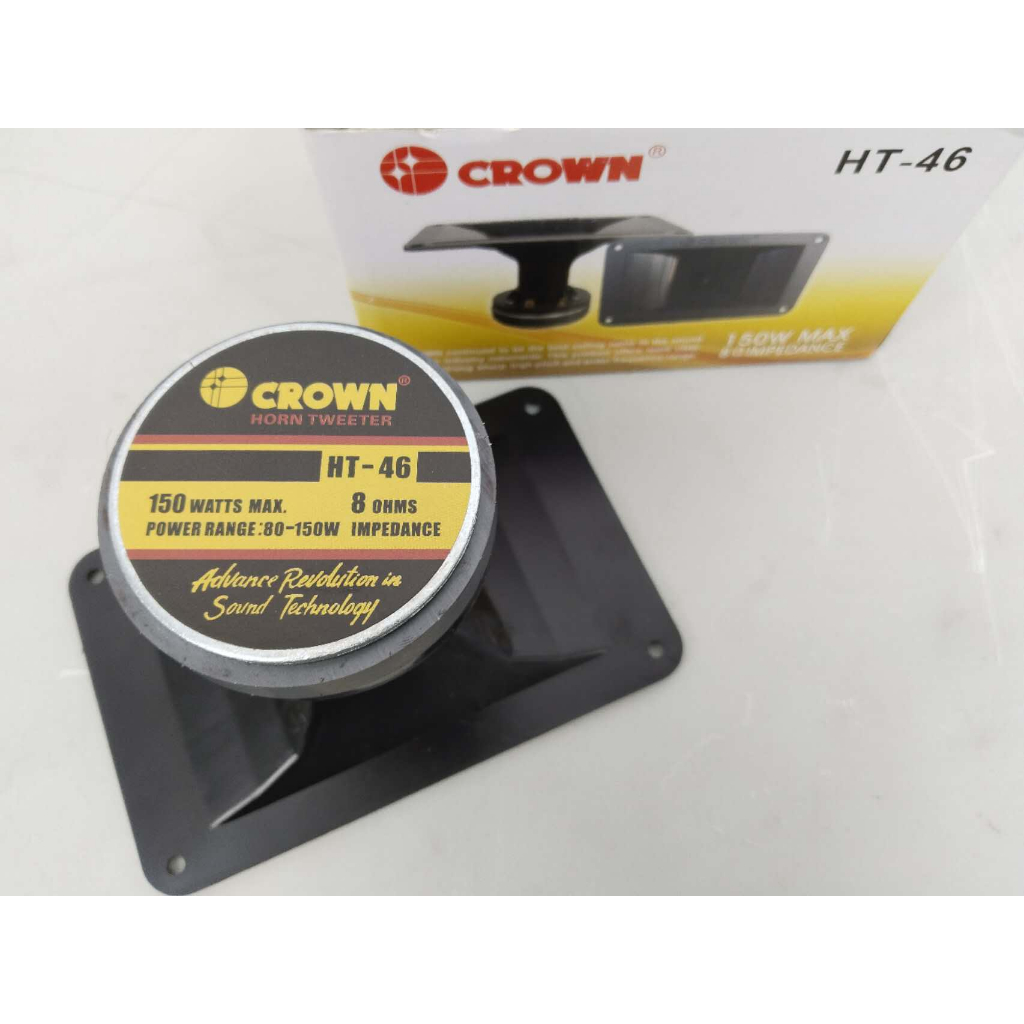 Golden Eagle HT-46 Horn Tweeter 150W with FREE Capacitor (4"x6 ...