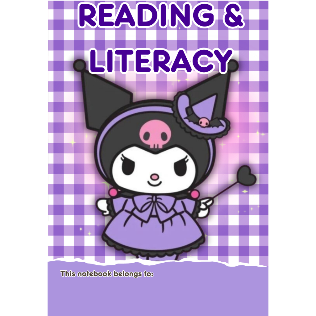 SANRIO PERSONALIZED NOTEBOOKS 50 LEAVES KUROMI WRITING COMPOSITION ...