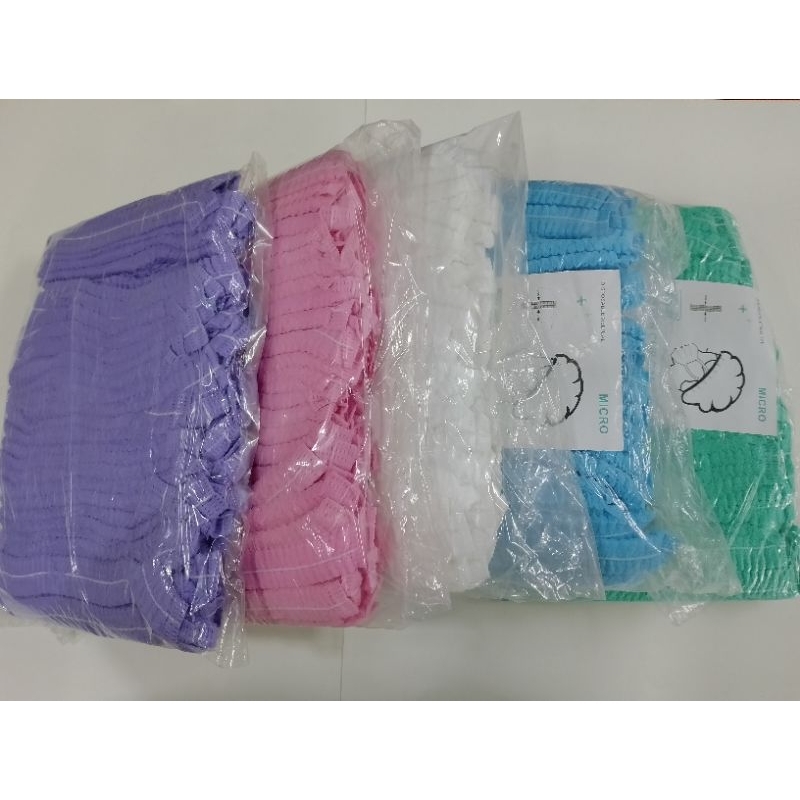 Disposable Head Cap Non Woven (5 Colors Available) 100 pcs/pack ...