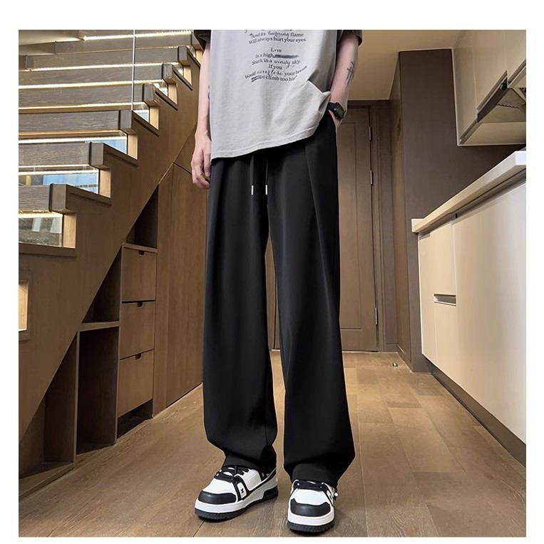 Men's Pants Korean Fashion Suit Pants Casual Alvin Trousers for Men ...
