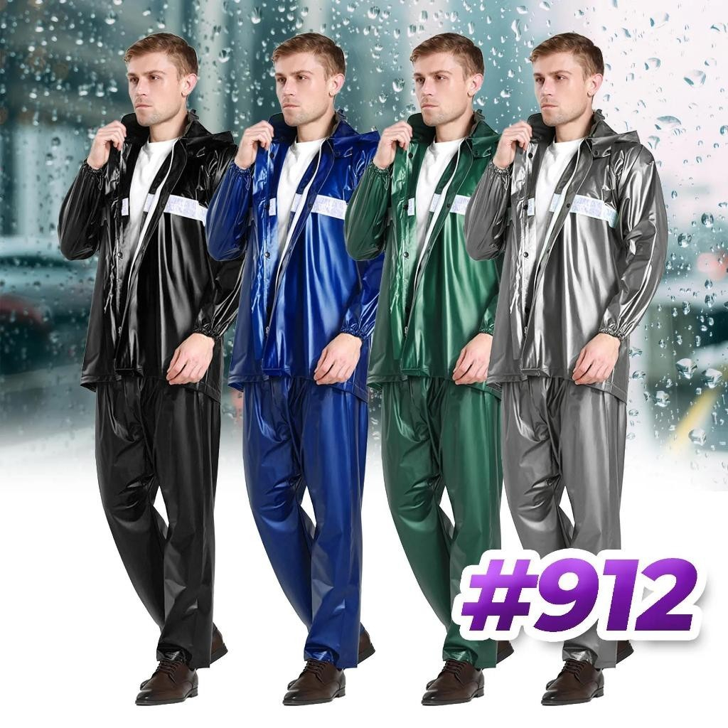 Titanium Raincoat Rubberized Makapal Kapote Popular Waterproof Raincoat ...