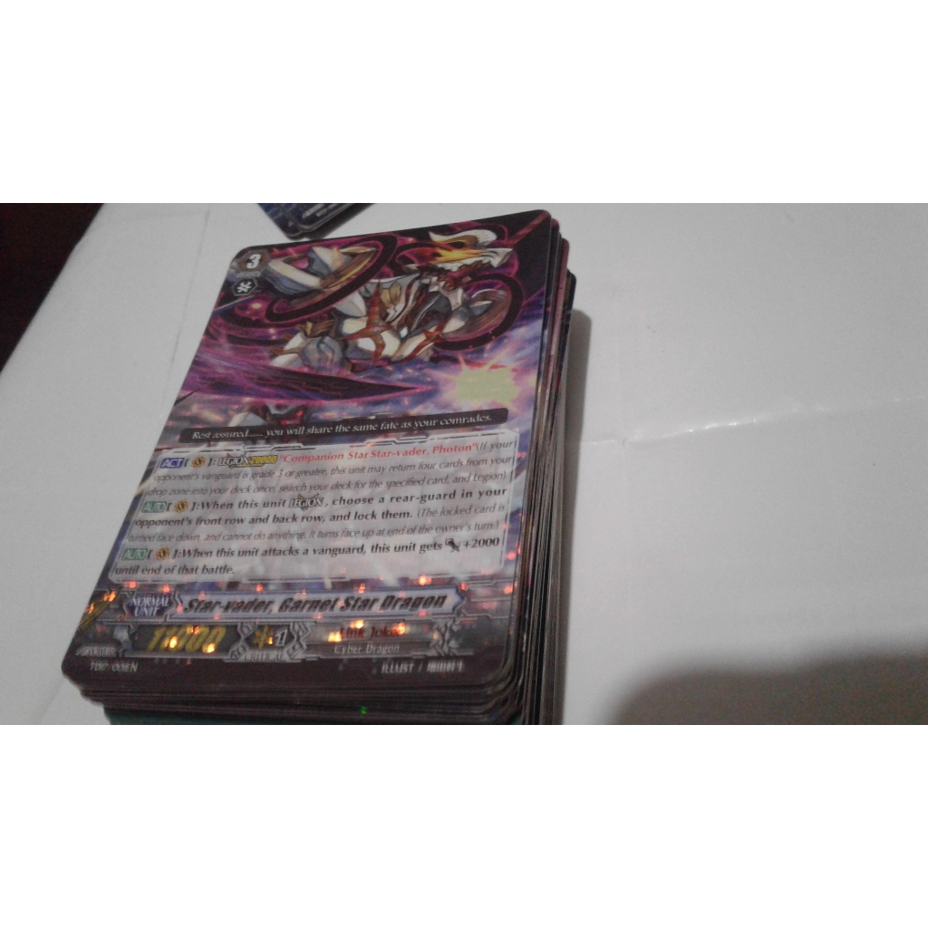 STAR VADER GARNET DRAGON VANGUARD CARD 1 ONE PIECE TCG MESSIAH PLAYED ...