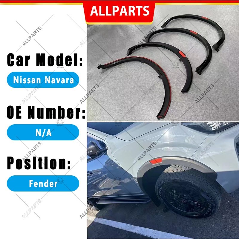 Flexible Fender Flare Bushwacker For Nissan Navara 2021 - 2024 | Shopee ...