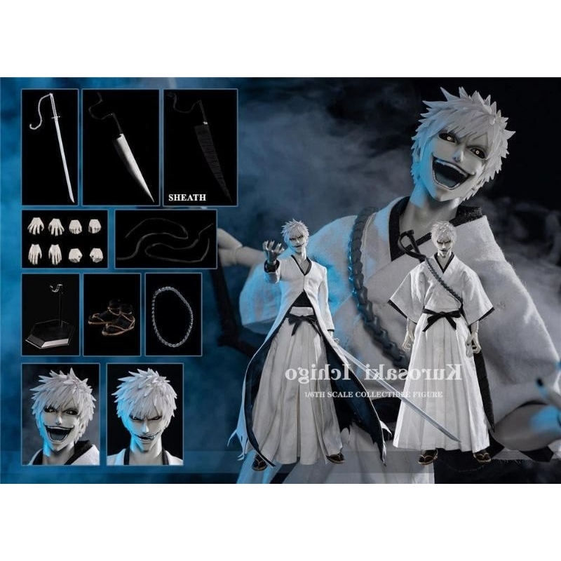 Gametoys 1:6 Scale Kurosaki ichigo (Grey version) | Shopee Philippines