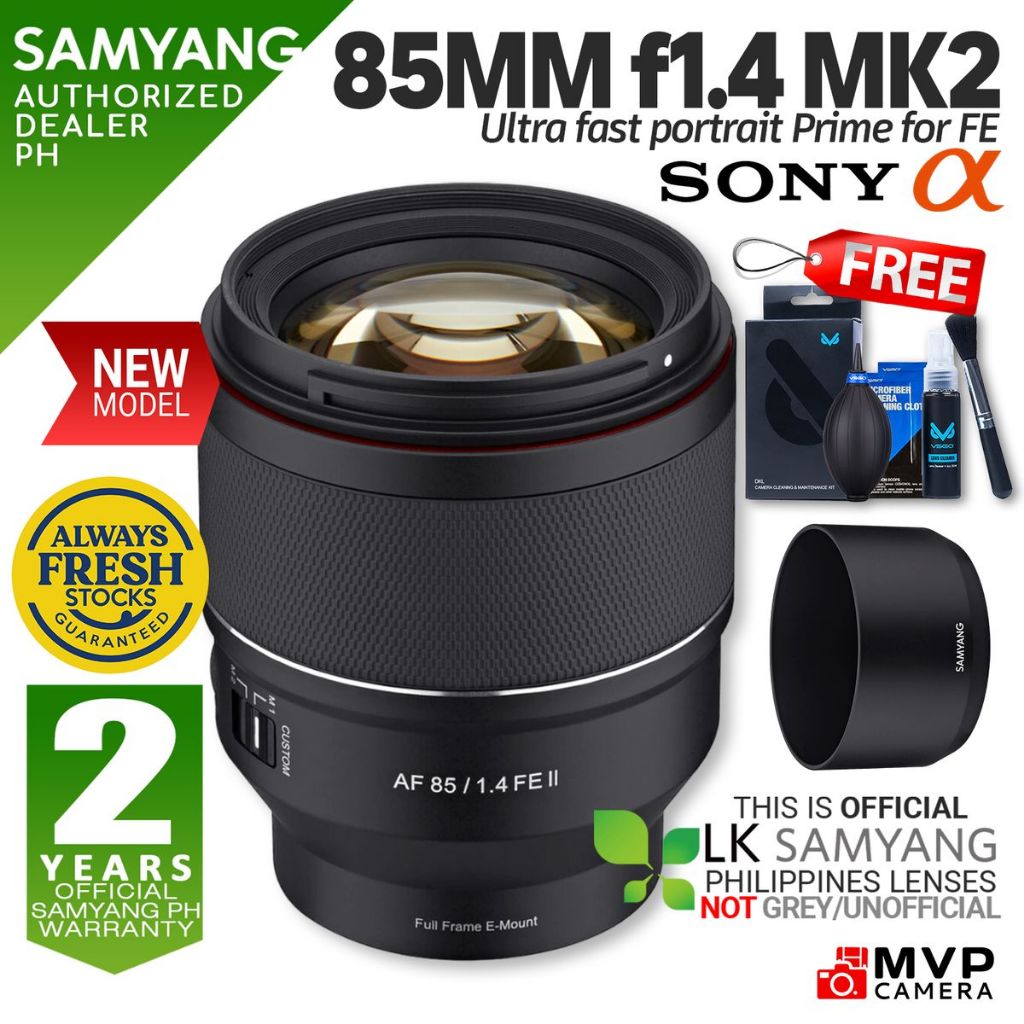 [2YR OFFICIAL] Samyang 85mm f1.4 AF Autofocus MK2 Mark II FE Lens for ...
