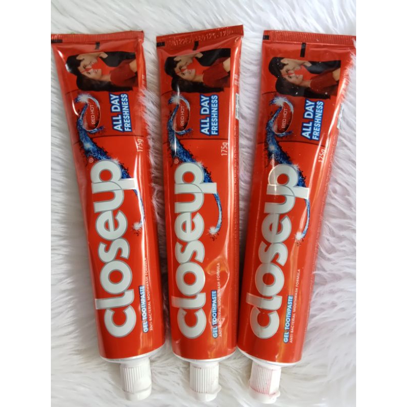 50%OFF Close-up Gel toothpaste red hot w/o box 175g(1pc) | Shopee ...