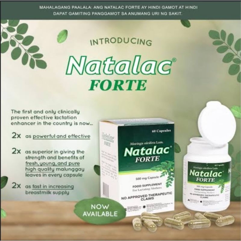 Natalac forte capsule sold per bottle 60 capsule Healthcare Optimum ...