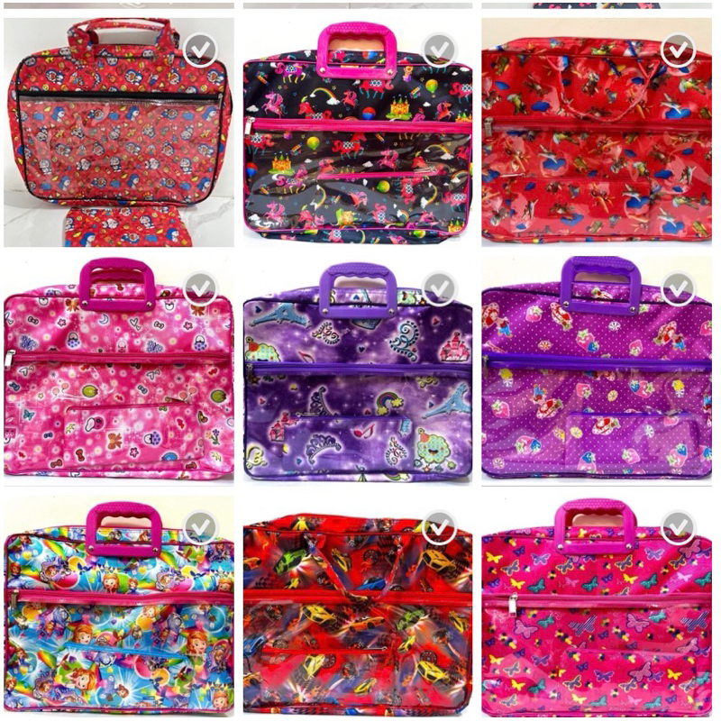 Printed module bag long size with handle with free case | Shopee ...