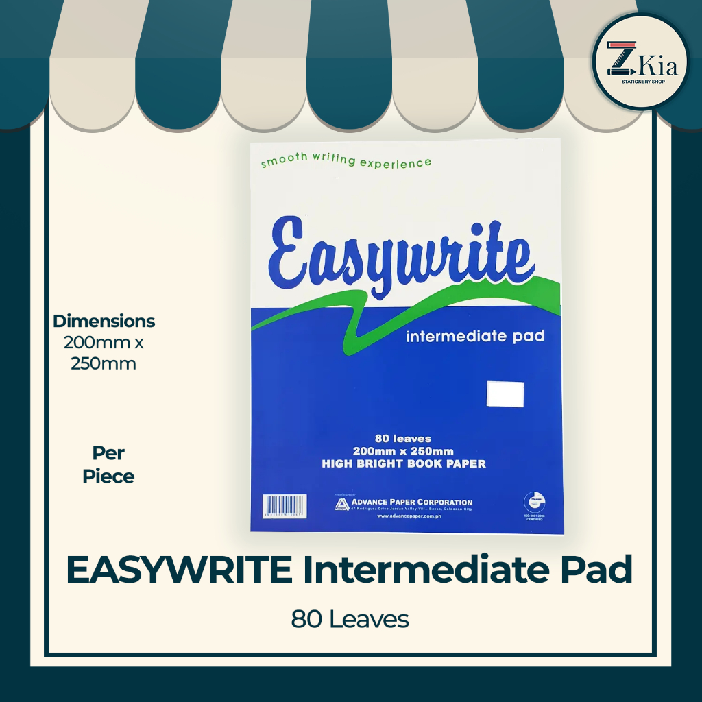 Easywrite Intermediate Pad Paper (sold per pad only) | Shopee Philippines