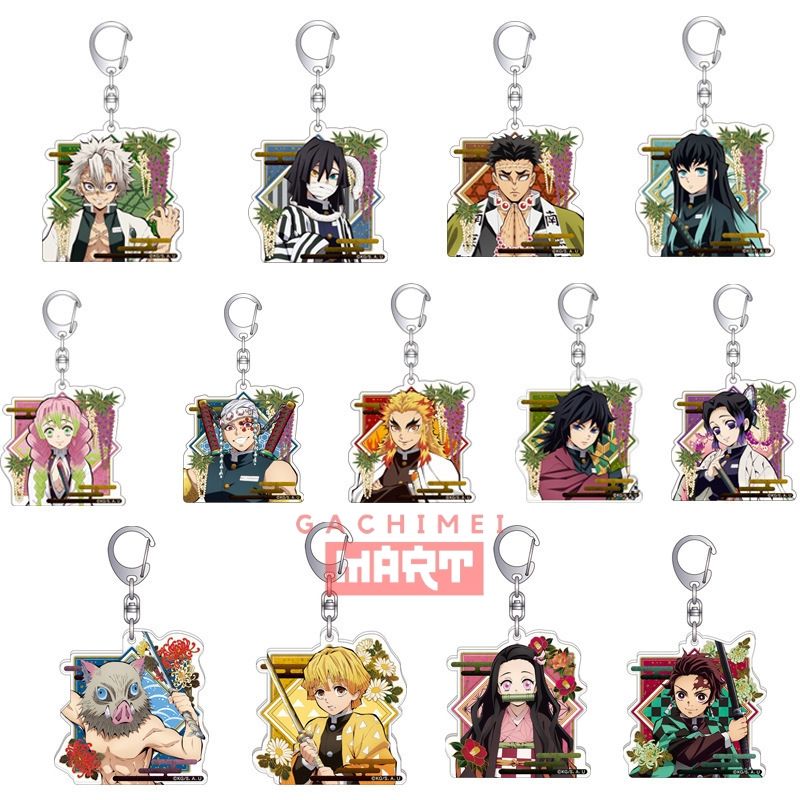 GM Demon Slayer Anime Characters with Formal Background 5cm Acrylic ...