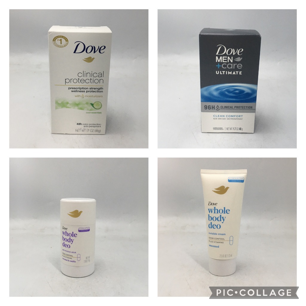 Dove Clinical Deodorant Solid 48g / Men+Care Deo 48g / Whole Body Deo ...