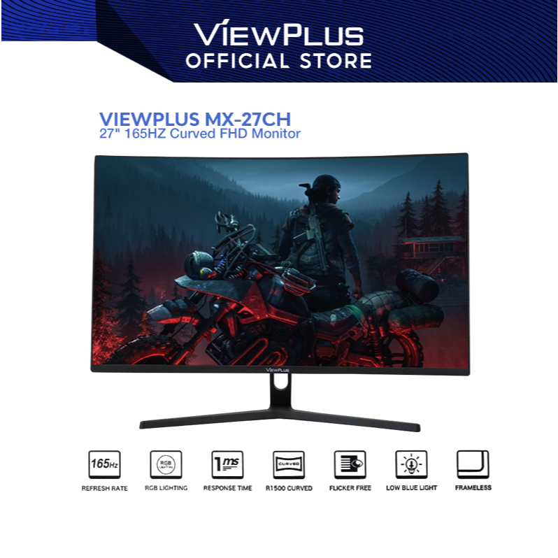 ViewPlus MX-27CH 27" 165HZ Curved FHD Monitor | Shopee Philippines