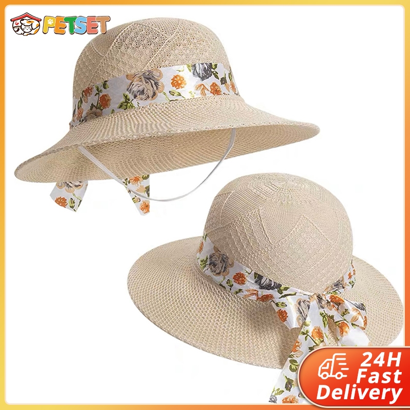 Sun Hat Summer Hat for Women Travel Beach Sunscreen Hat UV Protection ...