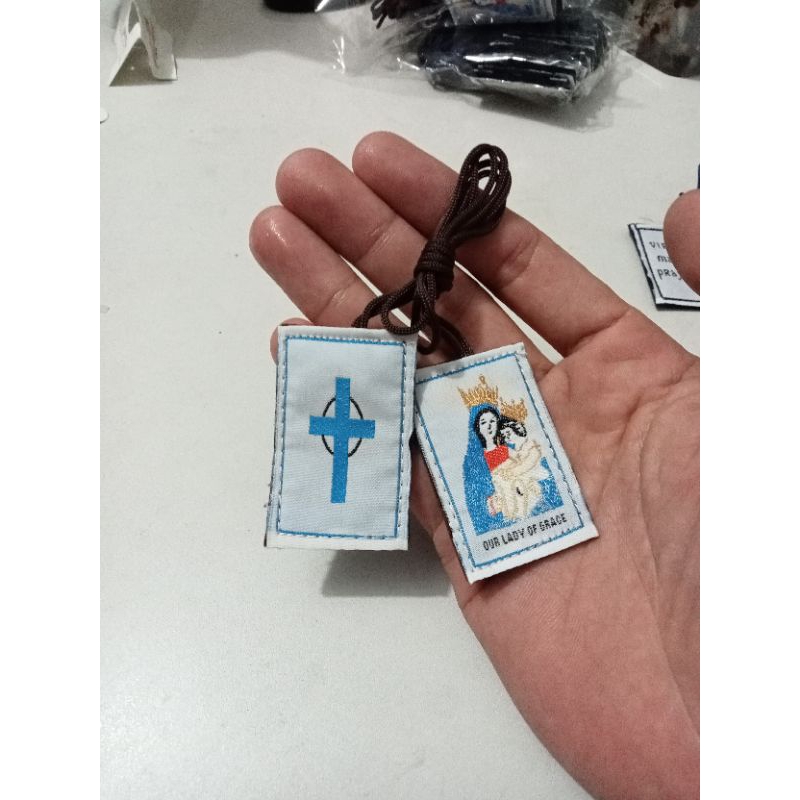 Our lady of Grace scapular | Shopee Philippines