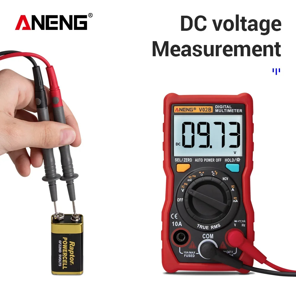 ANENG V02B Analog Digital Multimeters Esr Meter Transistor Tester Auto ...