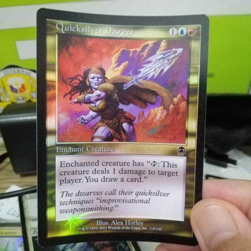 1 FOIL Quicksilver Dagger Apocalypse MTG card magic the gathering ...