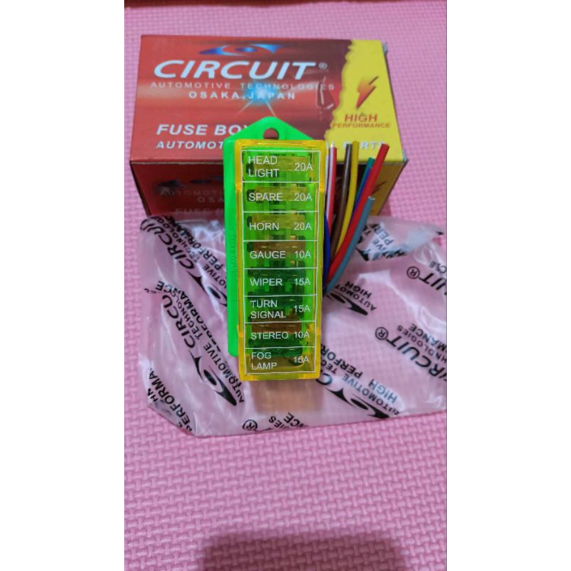 FUSE BOX 6T, 8T, 10T, 12 TEMINAL PLUG IN TYPE | Shopee Philippines