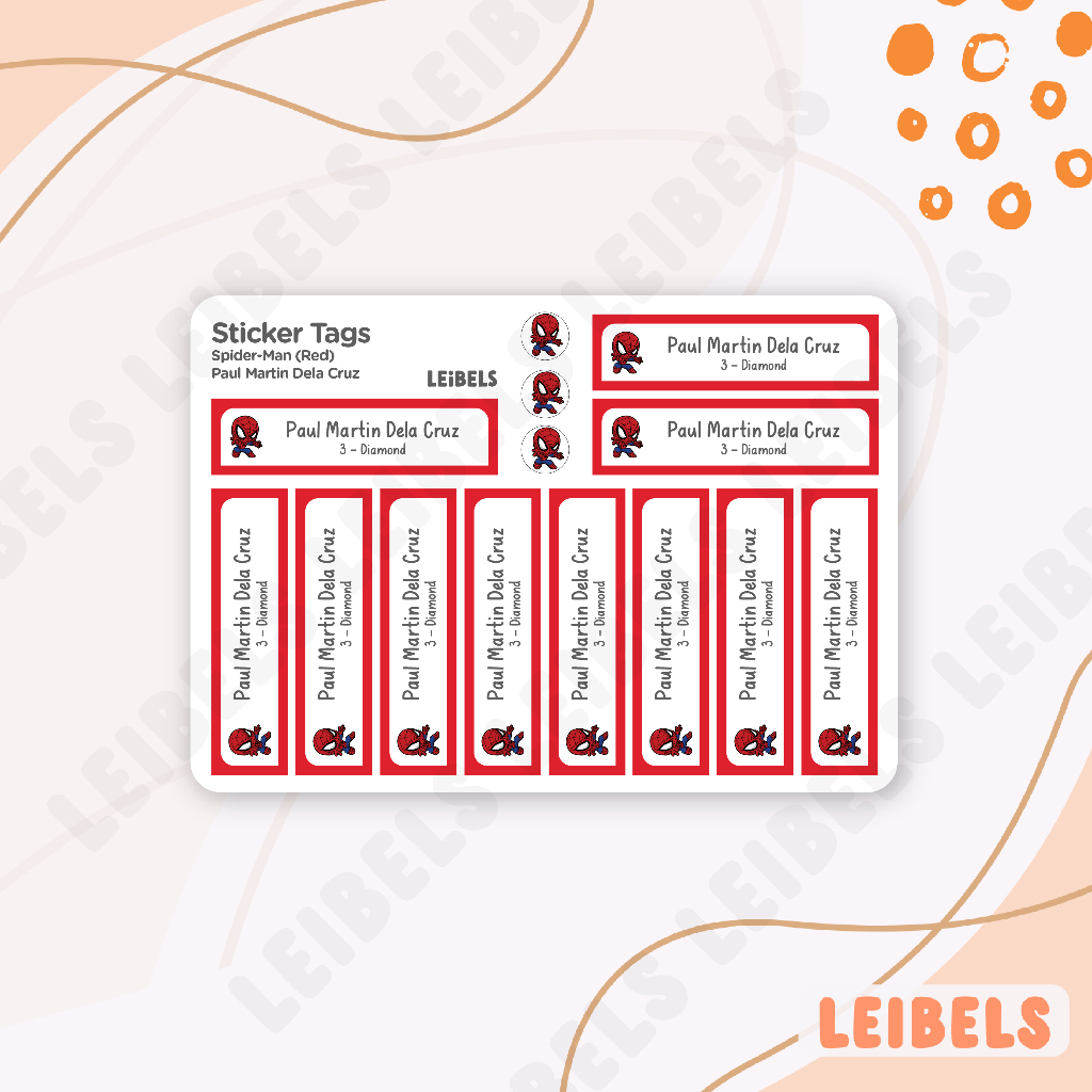 Back to School Personalized Sticker Name Sticker Tags Sticker Label ...