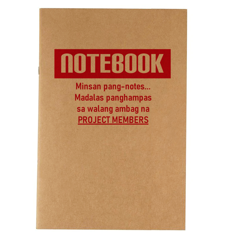 Notebook Funny Tagalog Quotes for Students and Adults | A5 Journal ...