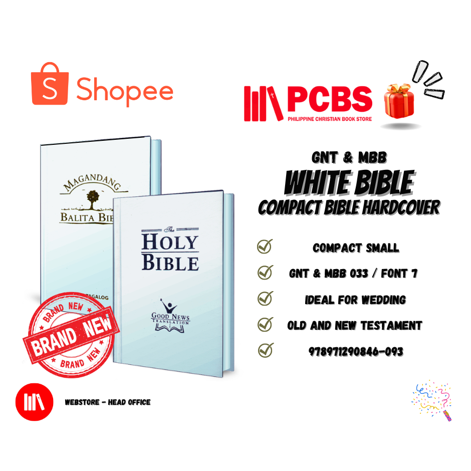 PCBS White Holy Bible Small Compact (OLD & NEW/WHITE BIBLE/IDEAL ...