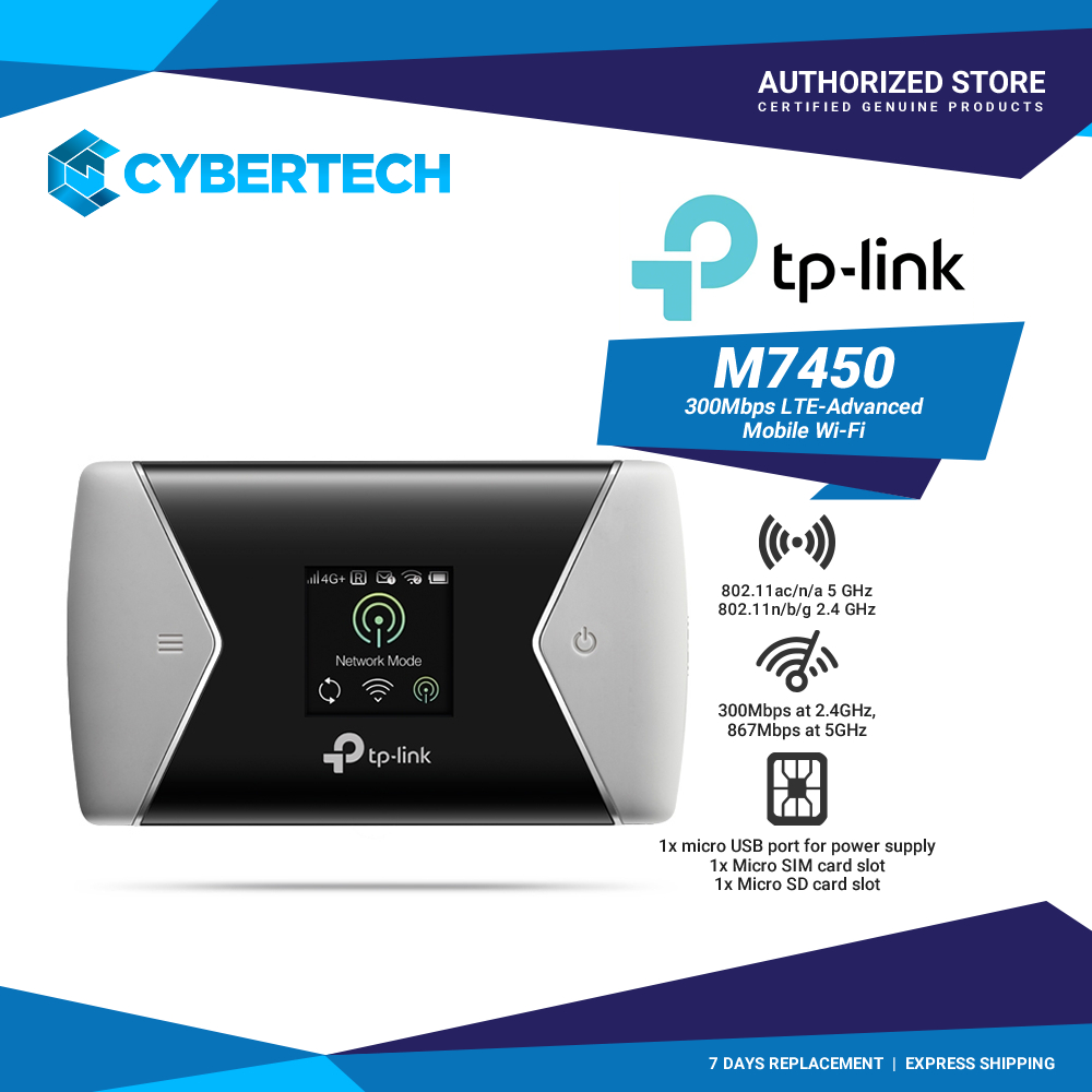 TP-Link M7450 300Mbps LTE-Advanced Mobile Wi-Fi | Shopee Philippines