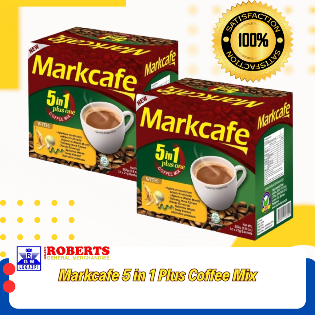 Markcafe 5 in 1 plus one Coffee Mix | Shopee Philippines
