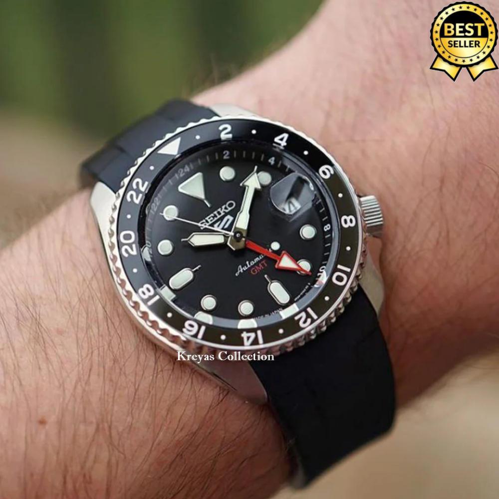 Seiko Diver's SSK Date 100M Automatic Hand Movement FKM Rubber Band ...