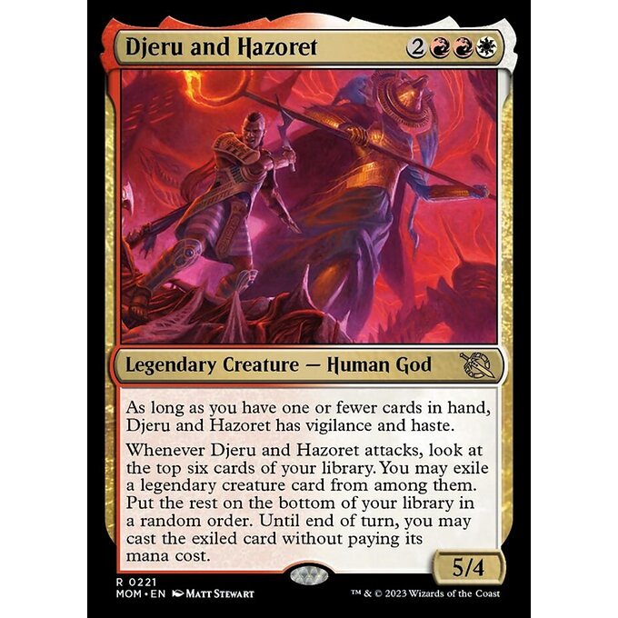 MTG Djeru and Hazoret - Non Foil | Shopee Philippines