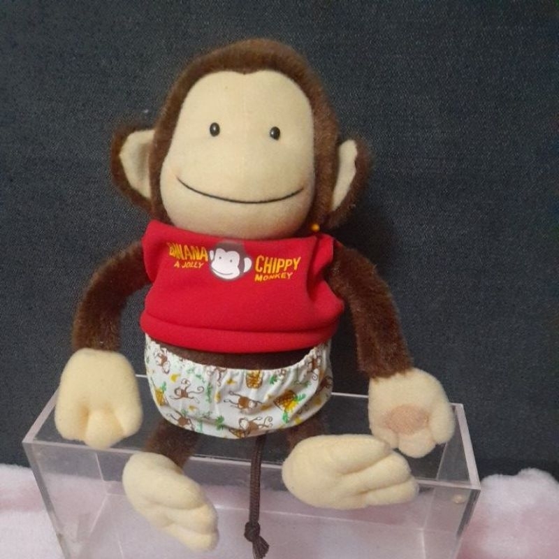 plush christmas bear or monkey sun arrow Banana chippy monkey 27cm ...