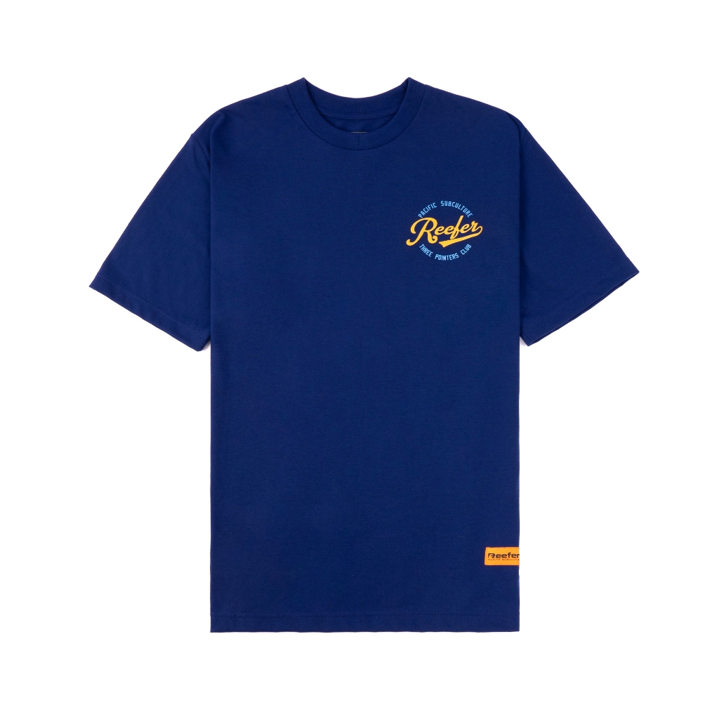 Reefer Clothing - Three Pointers Club (Navy Blue) Classic T-Shirt ...