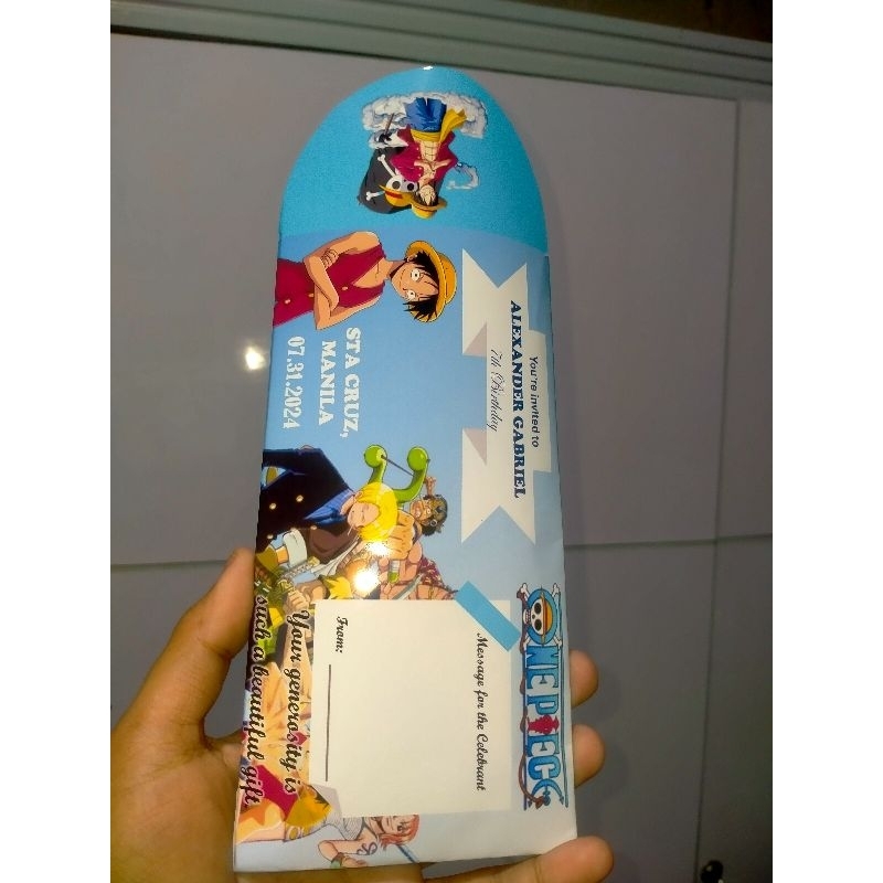 (30 PCS) BIRTHDAY MONEY ENVELOPE LUFFY DESIGN (ONE PIECE) | Shopee ...