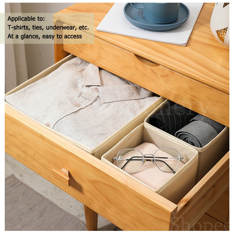 Collapsible Storage Boxes Place Drawers in Wardrobes Waterproof Storage ...