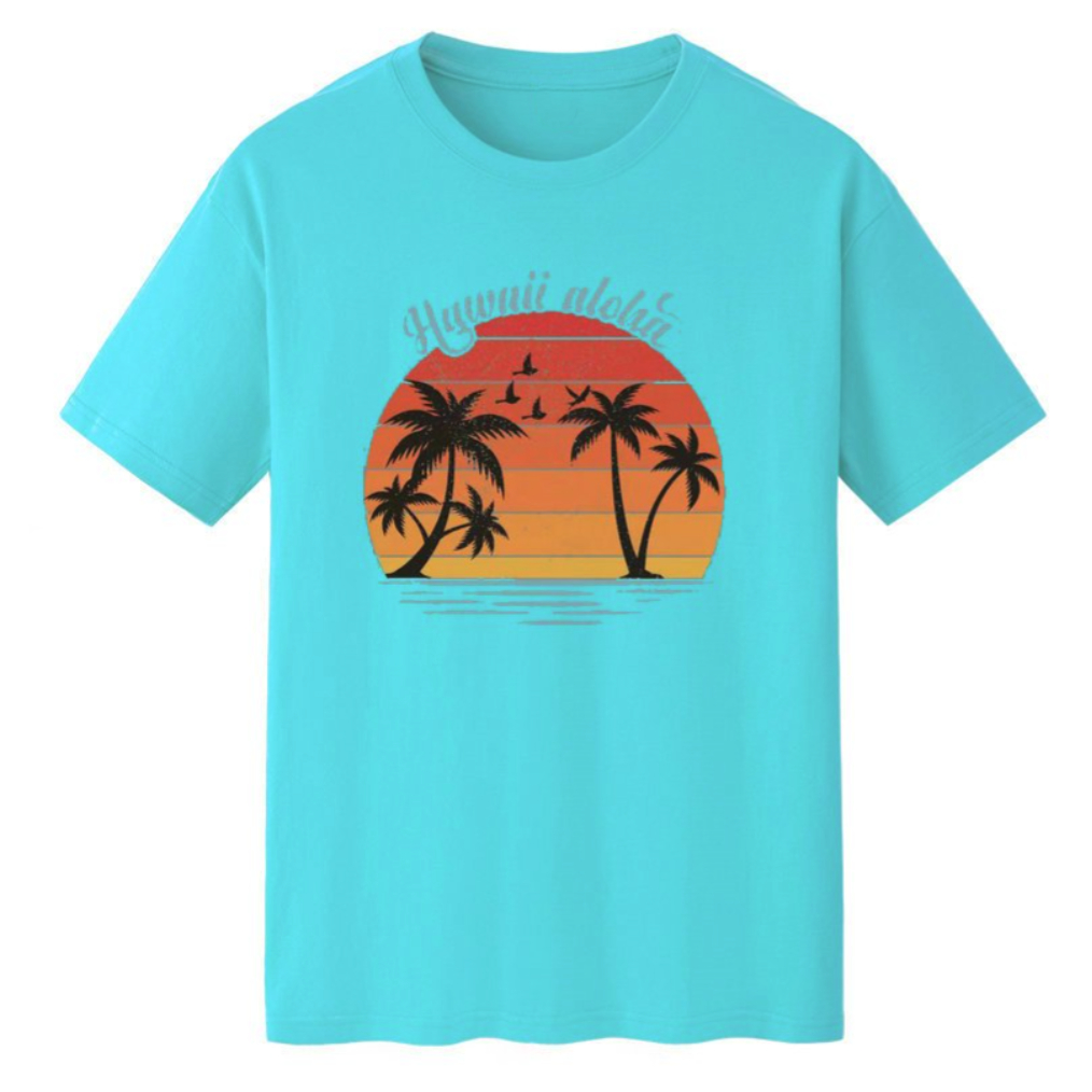 Muanna Summer Beach Leisure Theme Coconut Tree Print Series Trendy ...