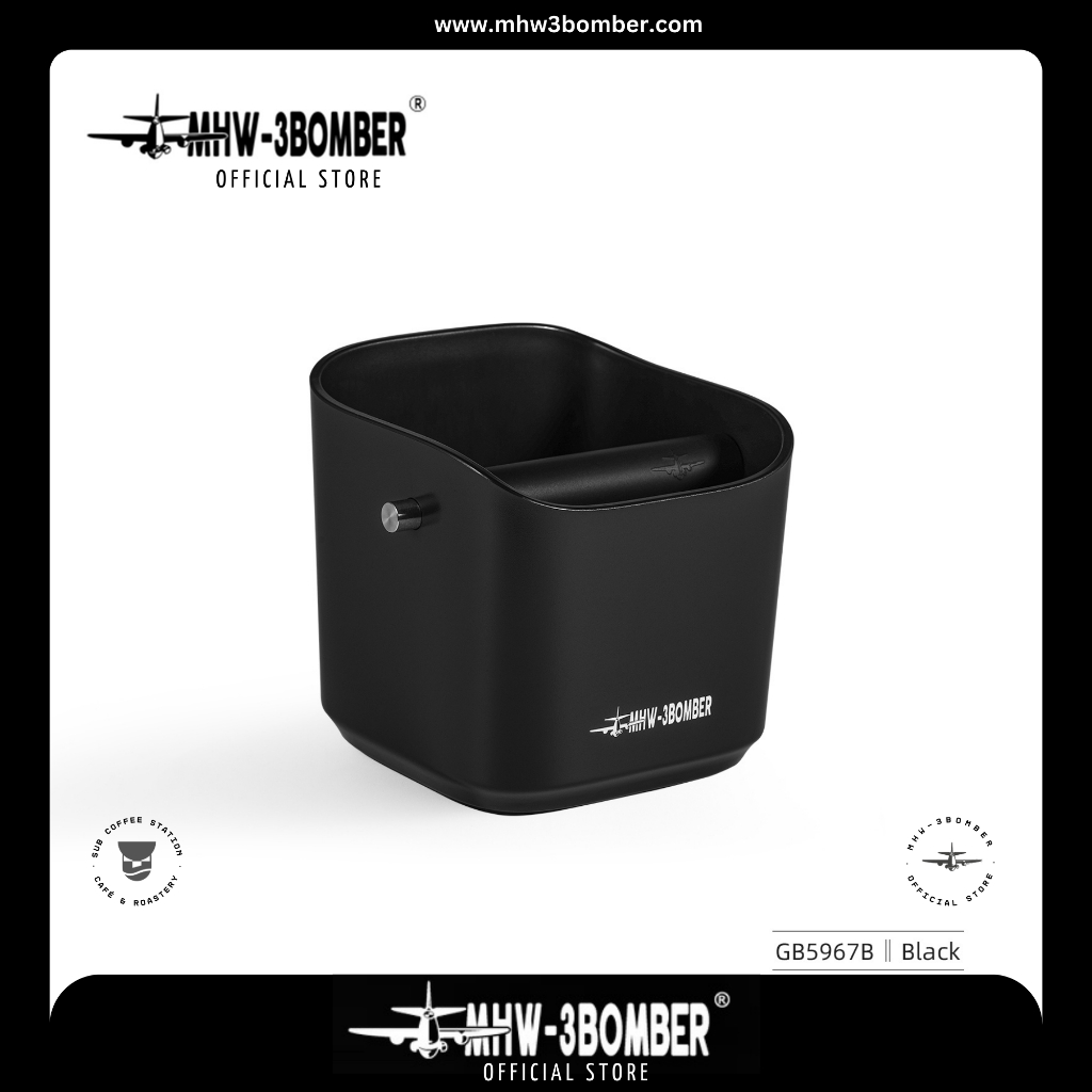 MHW-3BOMBER Square knock box 900ml/1.2L Large capacity Durable | Shopee ...