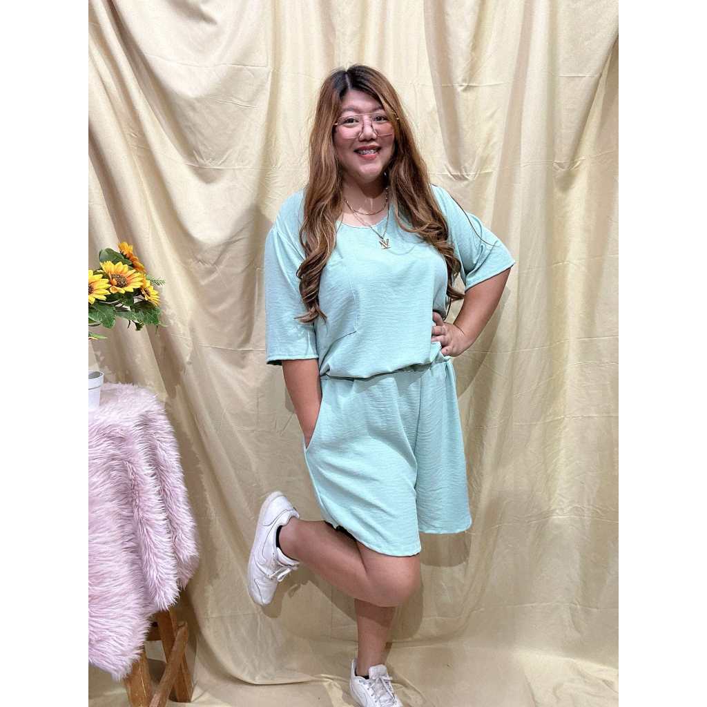 Anna Coords Shorts Plus Size 2XL-5XL | Shopee Philippines