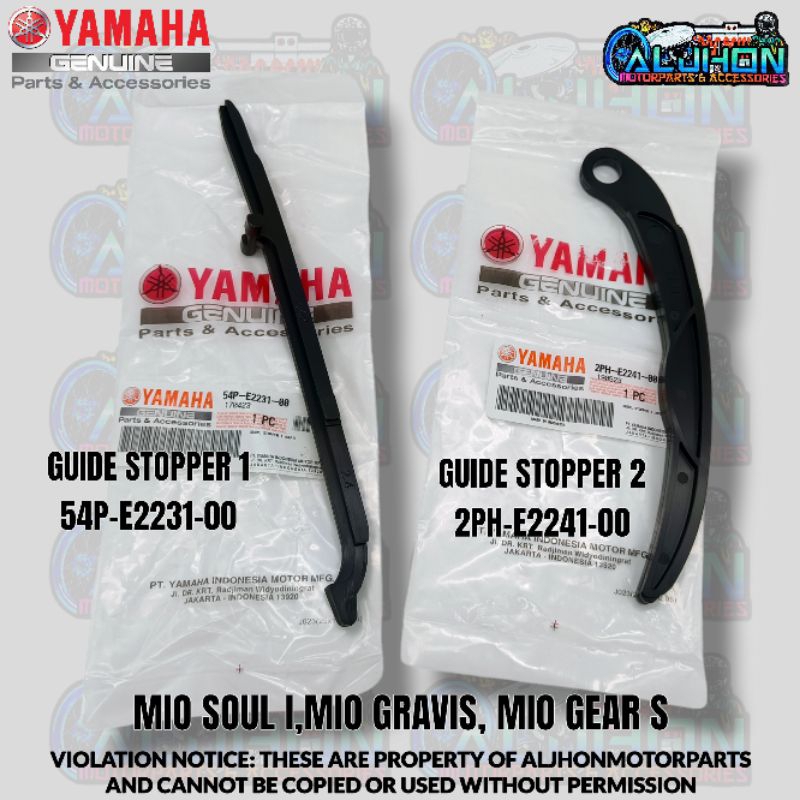 YAMAHA MIO I125 / M3 CHAIN GUIDE 2PH-E2241-00/54P-E2231-00 | Shopee ...