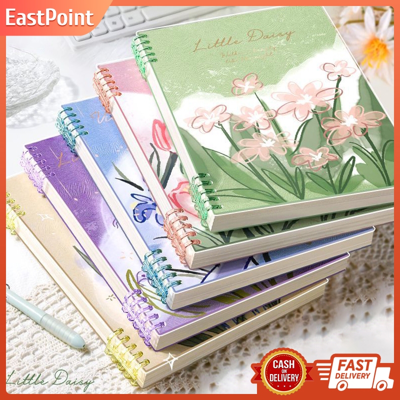 60Sheets Detachable Loose Leaf Romantic Garden Notebook Ins Style Coil ...