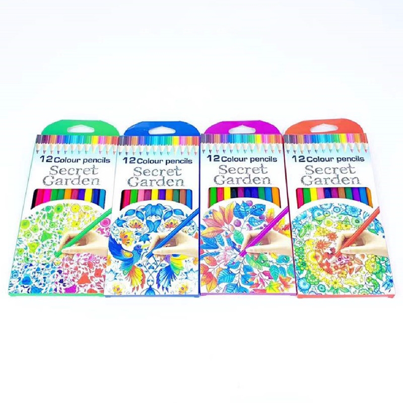 12 Color Pencil Set Art Painting Colored Pencils for Kids Stationary ...