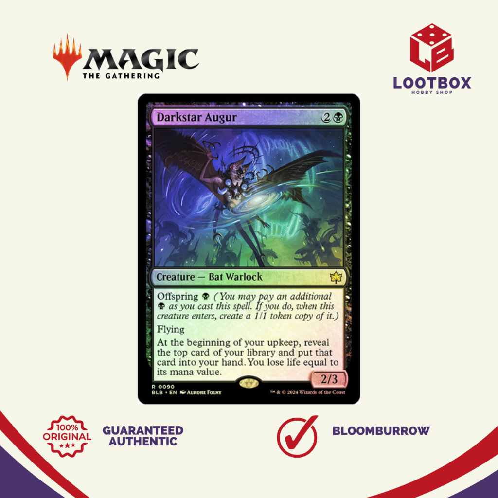 Magic the Gathering: Darkstar Augur (Rare) - Bloomburrow | Shopee Philippines