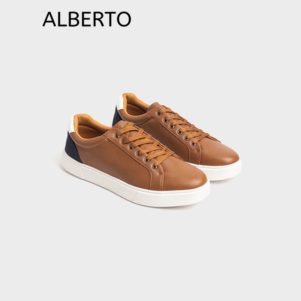 ALBERTO Men's Jace Lace-up Sneakers | Shopee Philippines