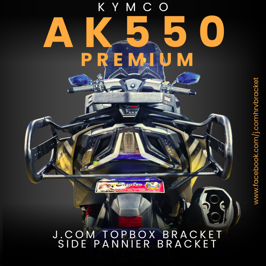 J.COM BRACKET FOR KYMCO AK550 PREMIUM HEAVY DUTY TOPBOX BRACKET AND ...