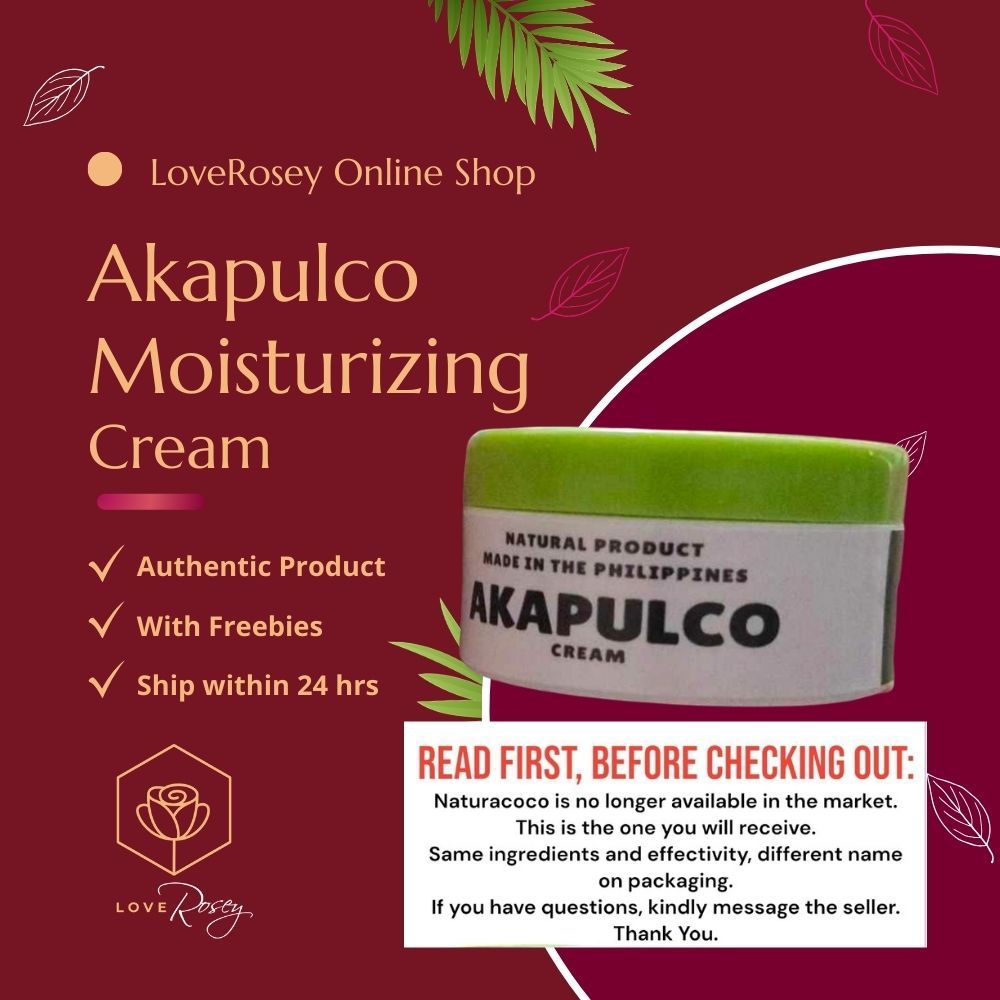 AKAPULCO CREAM old Naturacoco moisturizing Cream (100 GRAMS) | Shopee ...