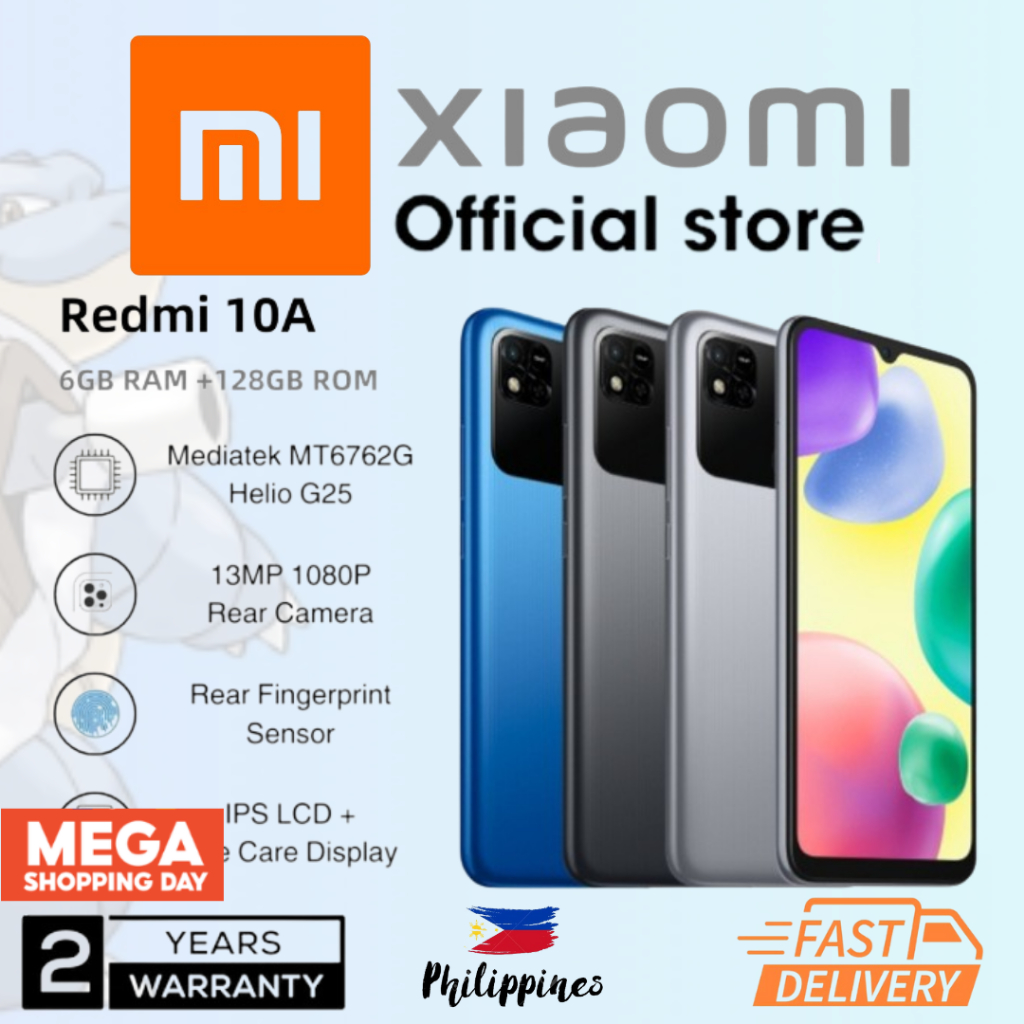 XiaoMi Redmi 10A 8GB RAM 128GB ROM EST 13MP Dual Camera 5000mAh battery ...