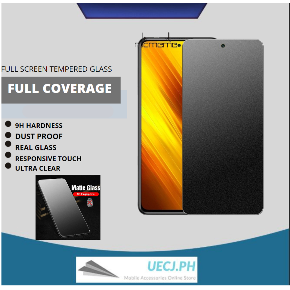 POCO X6 PRO 5G / X6 5G Tempered Glass MATTE Ceramic Screen Protector ...