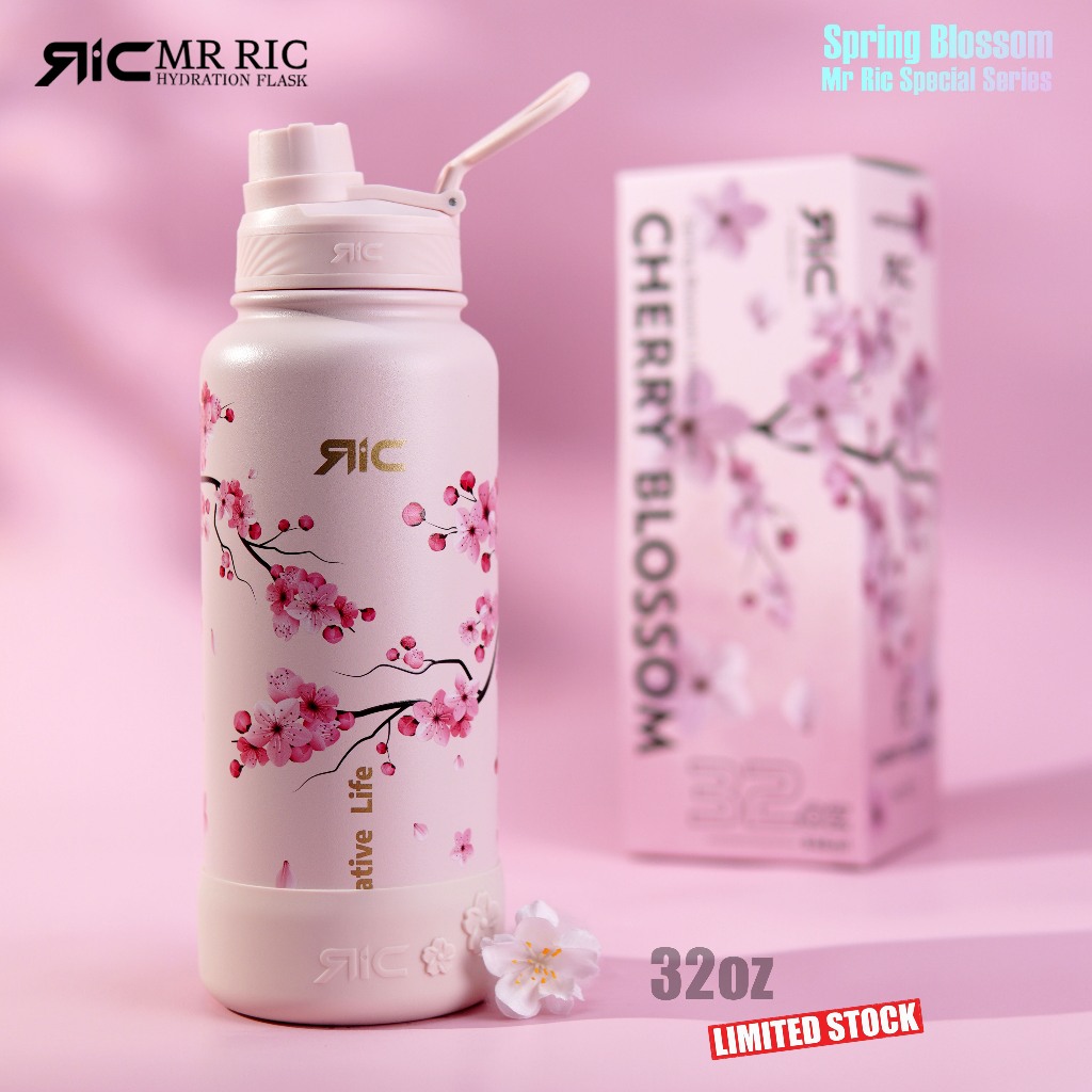 Mr Ric Sakura Spring Blossom Series Hydration Flask Vacuum Flask Spout ...